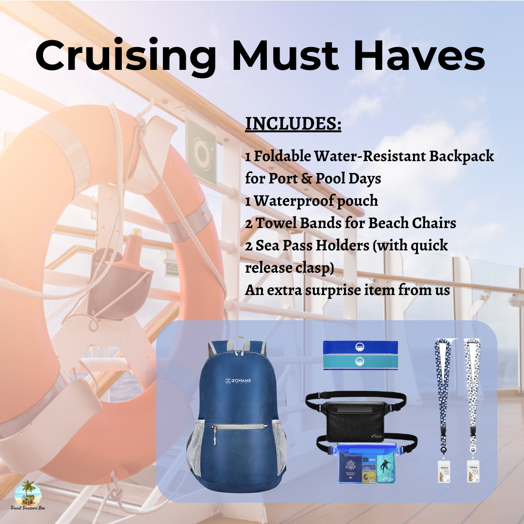 Cruise Essentials Gift Set – Travel Treasure Box